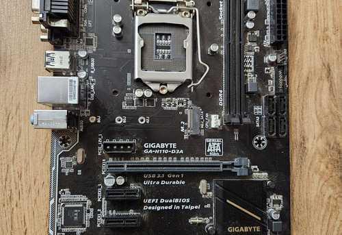 Материнская плата Gigabyte GA H110