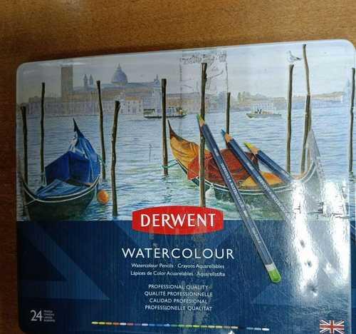 Акварельные карандаши derwent