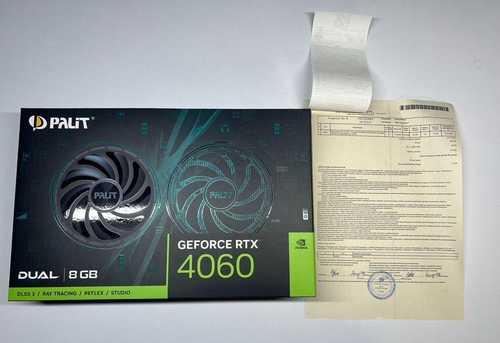 Видеокарта palit nvidia 4060 infinity 2 dual новая