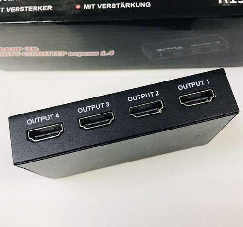 Разветвитель сплиттер Н138 hdmi 1x4