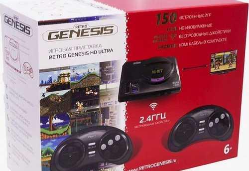 Игровая приставкаRetro GenesisHD Ultra + 150 игр