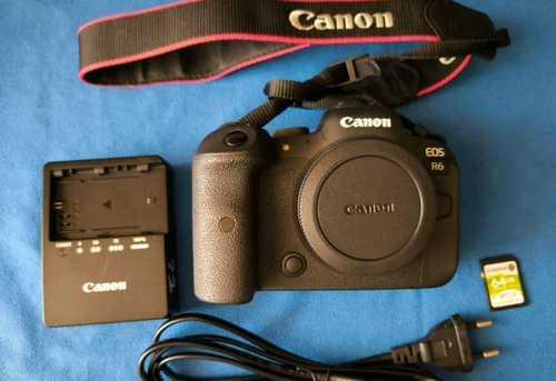 Canon eos R6 тушка, состояние отличное, комплект