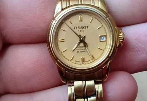 Золотые часы tissot женские