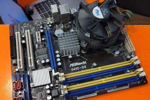 Материнская плата AsRock G41C-GS (LGA 775)