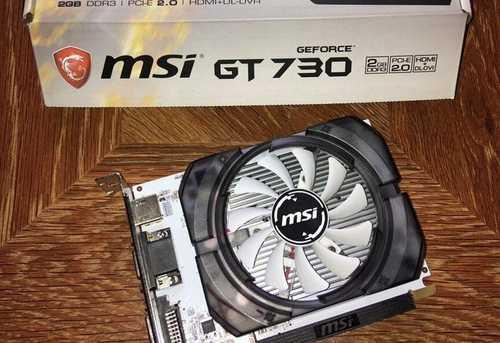 Видеокарта MSI GeForce GT 730 новая