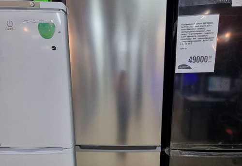 Серебристый холодильник Dexp (189 см) /дд