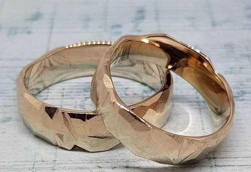 Обручальное кольцо ручной работы