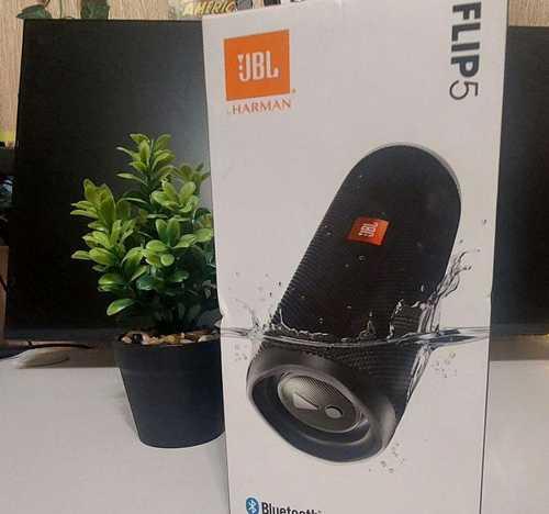 Колонка jbl flip 5 чёрная