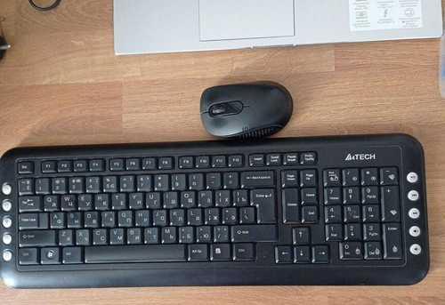 Беспроводная клавиатура и мышь А4 Tech
