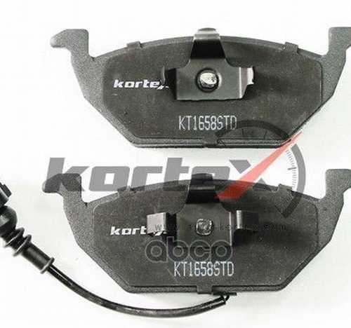 Колодки тормозные дисковые перед KT1658STD kortex