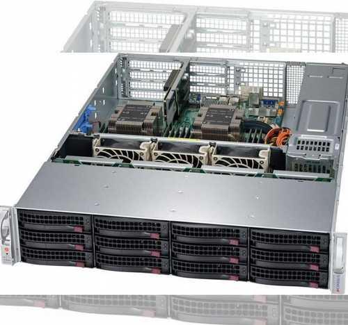 Серверная платформа Supermicro SYS-6029P-wtrt 2U 2