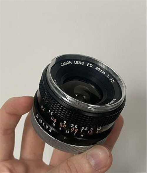 Объектив Canon FD 28mm 3.5