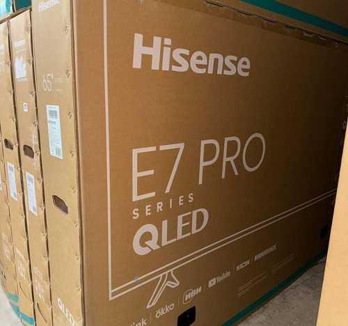 Телевизор 65 дюймов 120 гц. Hisense 65E7NQ PRO. Q