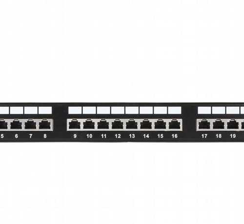 Патч панель Netlan 19", CAT5e, 24 порта, STP