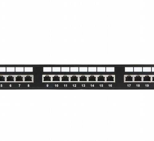 Патч панель Netlan 19", CAT5e, 24 порта, STP