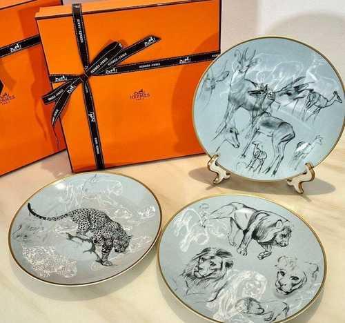 Набор тарелок Hermes Carnet's d'Equateur