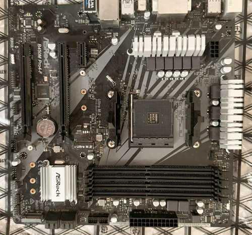 Материнская плата asrock b450m pro4 f