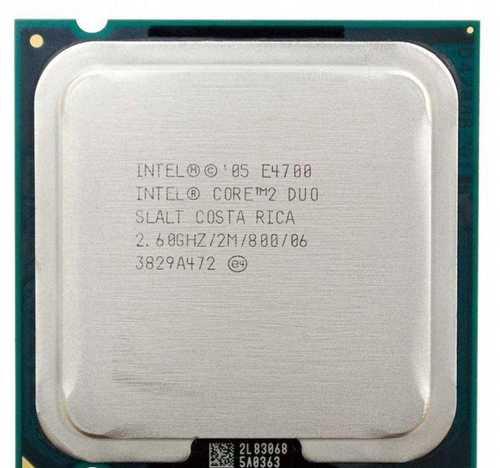 Процессор E4700 slalt Intel 2600Mhz