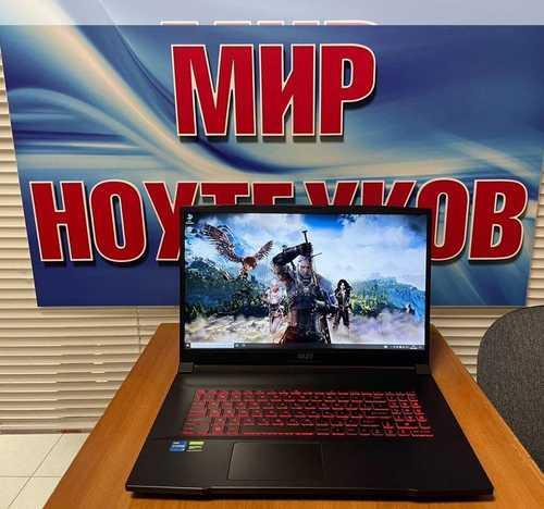 Игровой ноутбук MSI /GTX / 17 дюймов /32gb