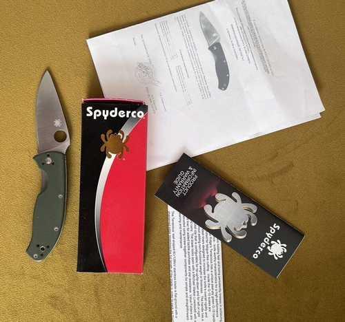 Нож Spyderco Tenacious C122GP Оригинал