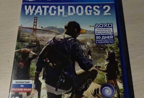 Диск ps4 watch dogs 2