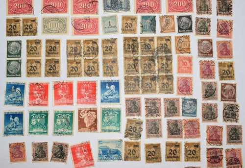 Почтовые марки. Старая Германия