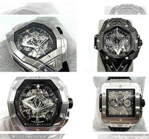 Часы мужские наручные Часы Hublot Big Bang Sang Bl