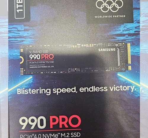 Новый SSD накопитель Samsung 990 PRO 1тб