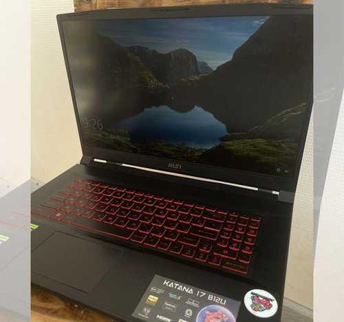 Ноутбук msi katana gf76 b12ucr-821xru