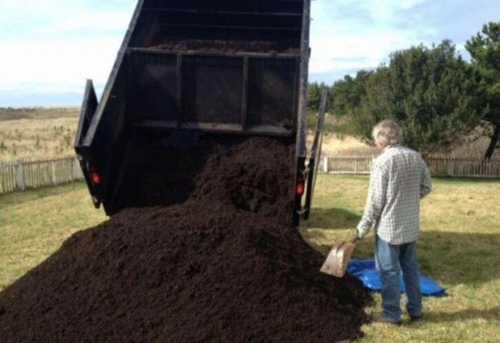 Земля для газона. Торф. Грунт. Навоз