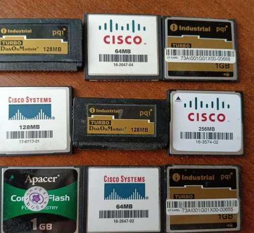 Карта памяти Cisco compact flash 64/128/256mb