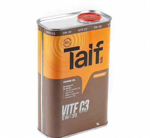 Моторное масло Taif Vite C3 5W-30 синтетическое 1