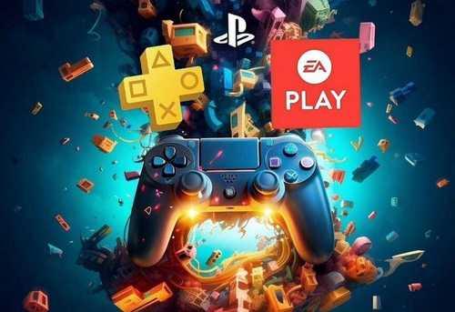 Plus deluxe EA play+40 игр(Подписка Игры) PS4-5 tu