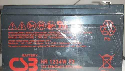 Аккумуляторная батарея 12В CBS HR 1234W F2