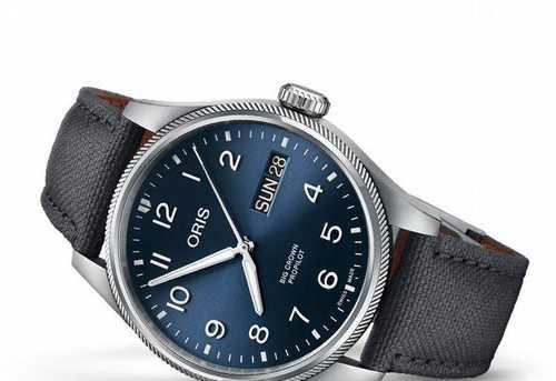 Oris Big Crown Propilot Blue Dial Fabric Strap