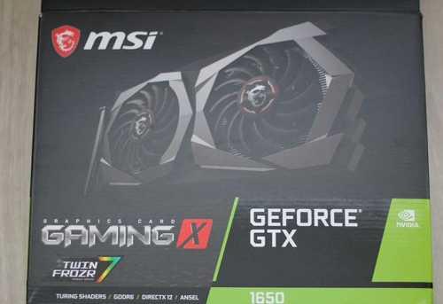 Видеокарта MSI GeForce GTX 1650 D6 gaming X