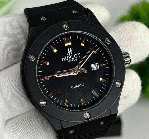 Наручные часы Hublot чёрные бронза (Арт.43792)