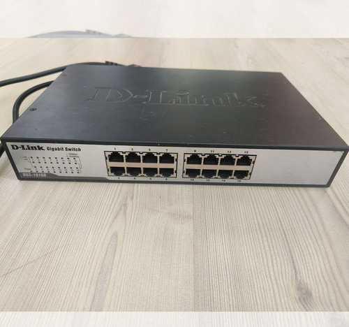 Свич D-Link DGS-1016D/GE Коммутатор 16 портов