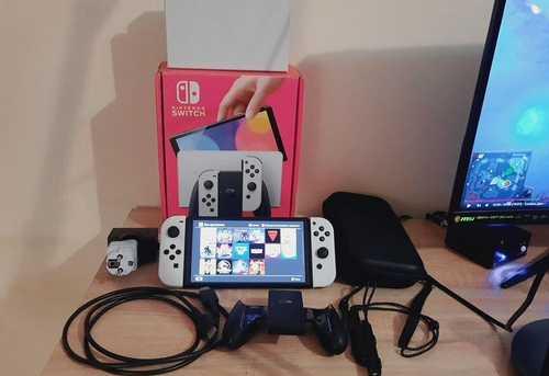 Nintendo Switch Oled 64Gb + 64GB не прошитая