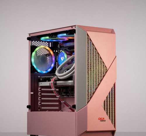 Игровой пк paladin120 RTX 3050 8GB NEW Ryzen 5 2600 Evesky firerose F3-A pink