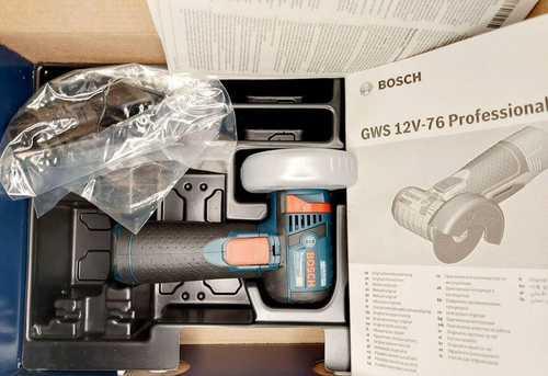 Bosch GWS 12V-76 аккумуляторная ушм