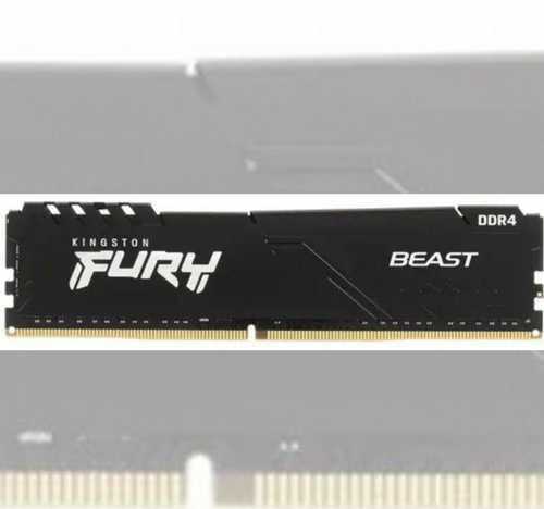 Озу DDR4 Kingston fury Beast Black KF432C16BB/8 8