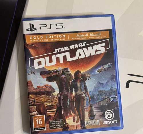 Диск Star Wars Outlaws PS5