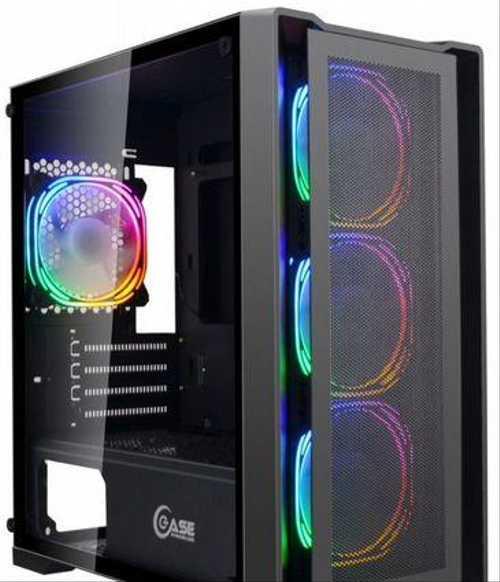 Корпус Powercase Alisio Micro X4B mATX +кулер