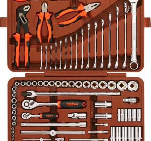 Ombra OMT143SL Набор инструмента 143 пр. 1/2" 1/4" 6 гр. Ombra