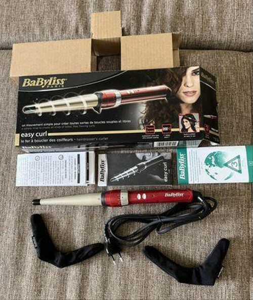 Конусная плойка babyliss easy curl