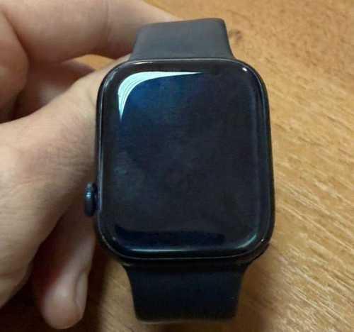 Часы apple watch 7 45 mm черные