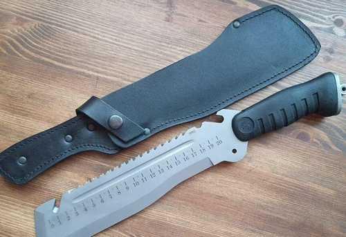 Нож мачете Саро Экспедиционный 65х13 резина