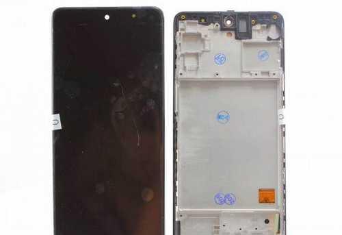 Дисплей для Samsung M31s (M317F) в рамке oled (Mid