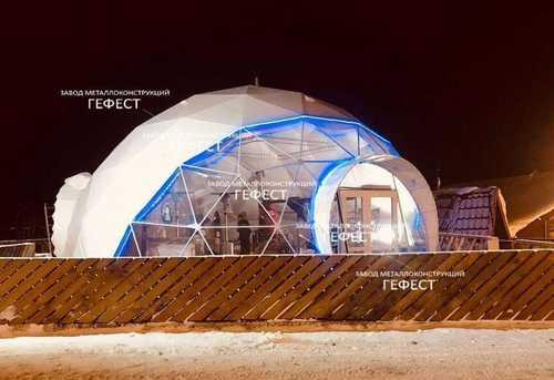 Сферический шатер, Глэмпинг диаметр 10м